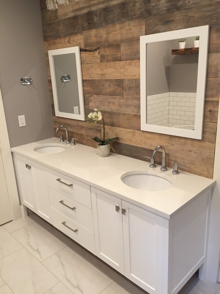 Rustic Master Bathroom Reno - Rustic - Bathroom - Calgary - by Turner ...