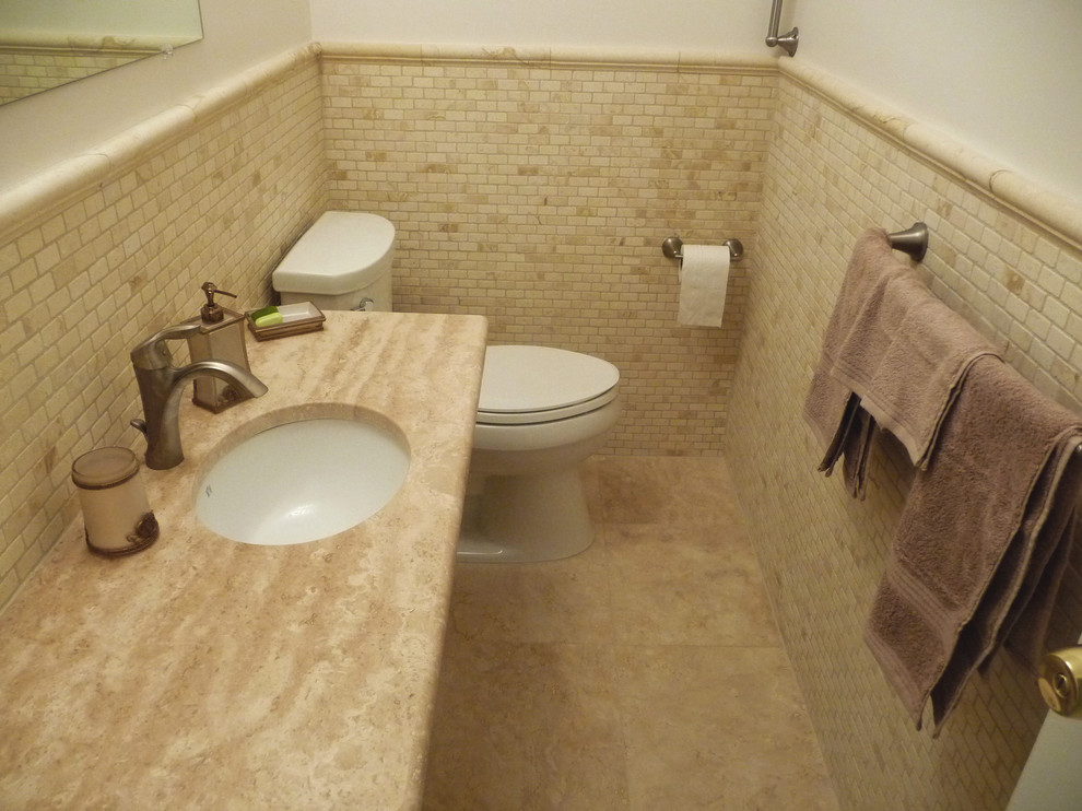 Sahara Powder Room - Traditional - Bathroom - Philadelphia - by ...