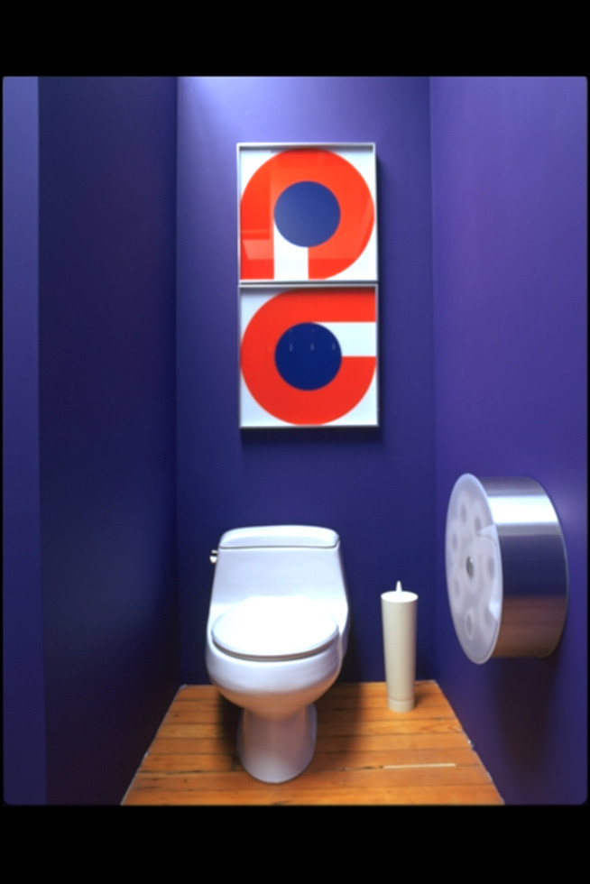 San Francisco Warehouse Loft Residence - Modern - Powder Room - San ...
