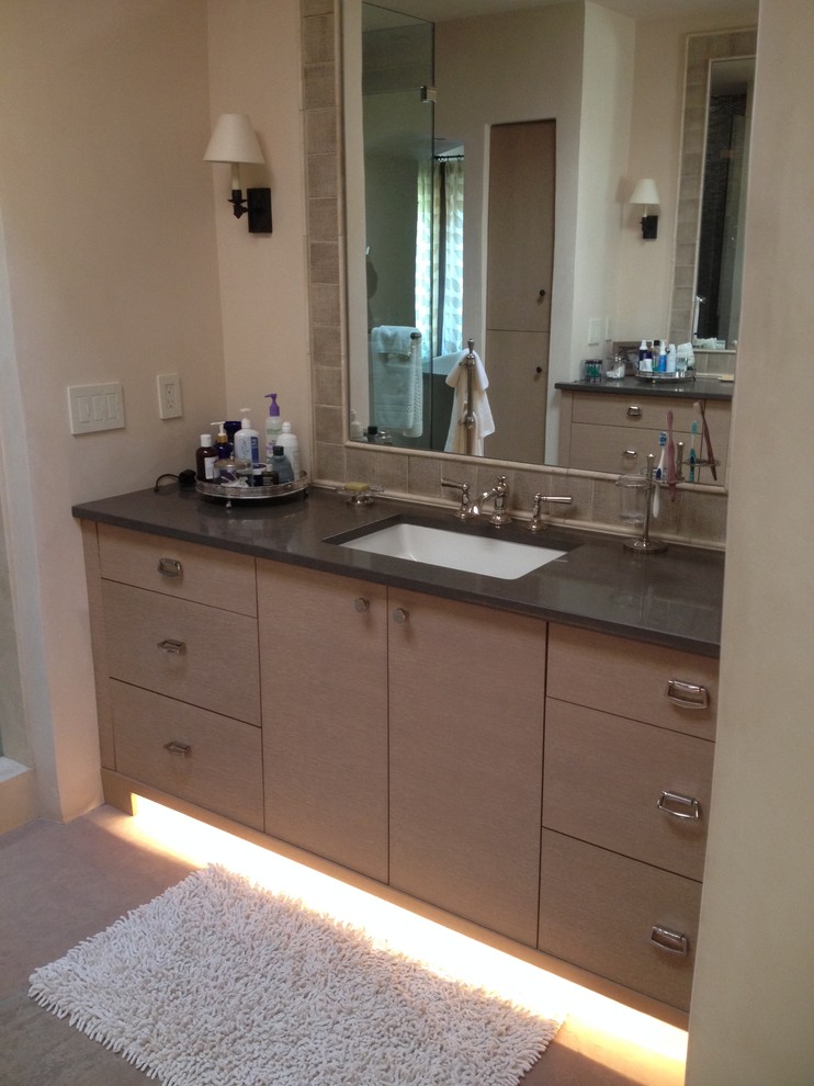 Santa Fe Style Adobe Remodel - Santa Fe, NM - Southwestern - Bathroom ...