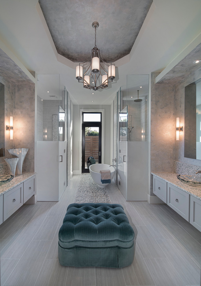 Sater Design Collection's Moderno House Plan - Transitional - Bathroom ...