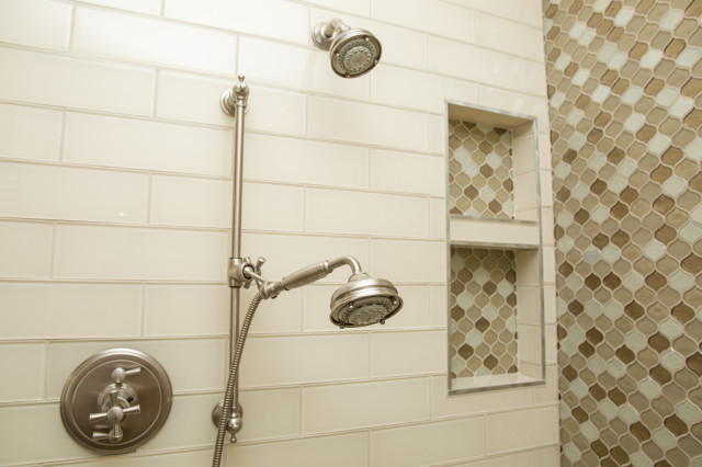 Satin Nickel Shower Fixtures - Transitional - Bathroom - Denver - by ...