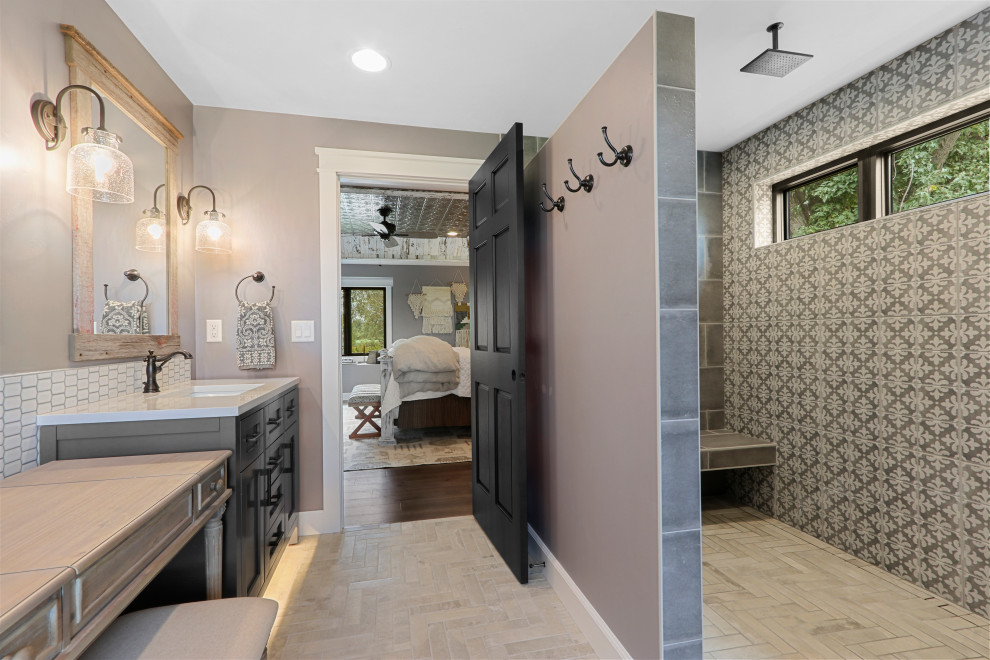 Scenic Farmhouse Remodel - Farmhouse - Bathroom - Other - by ABK ...