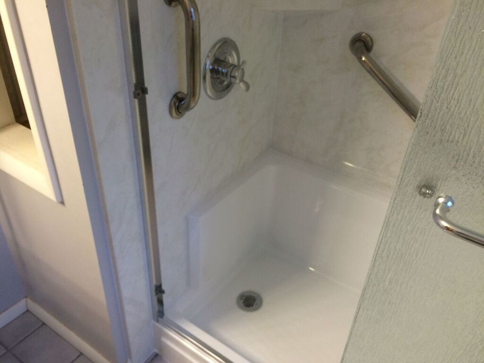 Seated Shower Base Install, Saratoga Springs NY - Traditional ...