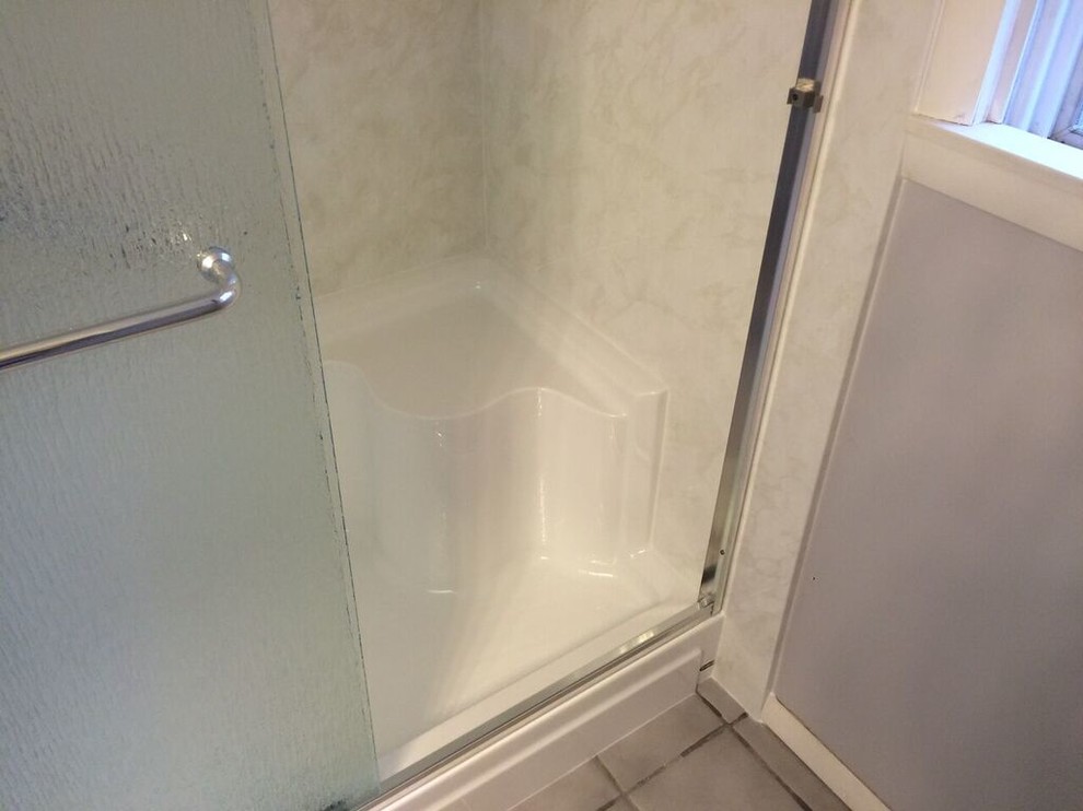 Seated Shower Base Install, Saratoga Springs NY - Traditional ...