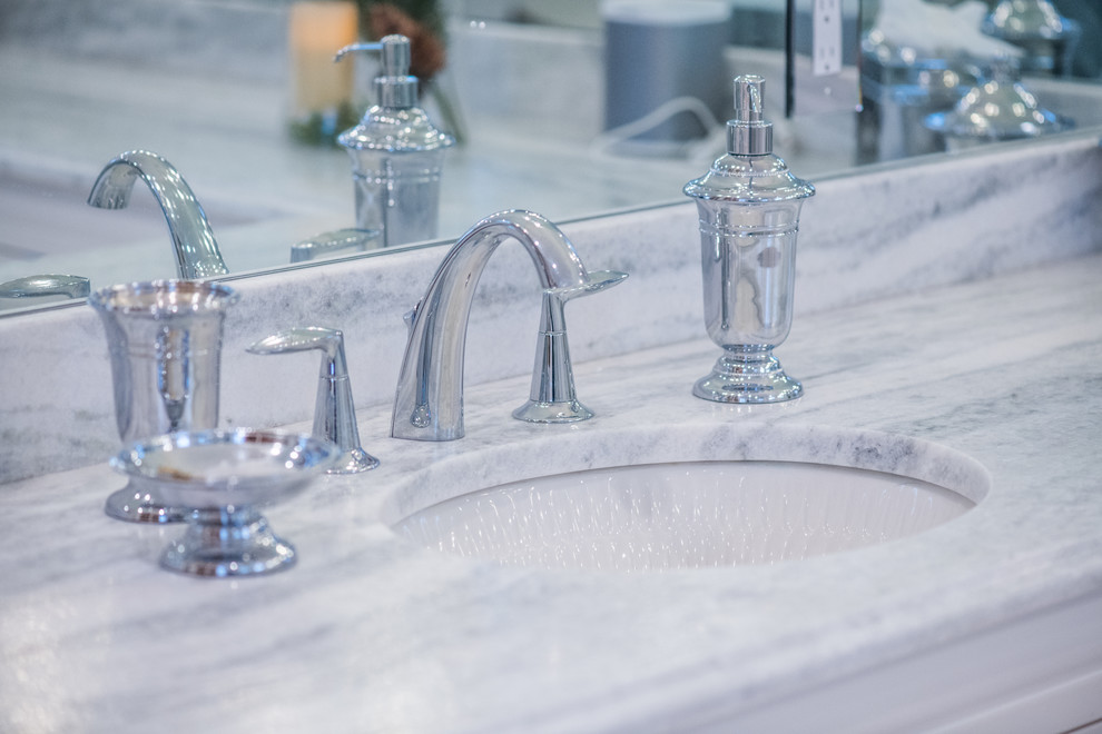 Shadow Storm Leathered Marble - Bathroom - Providence - by Quality Tile ...