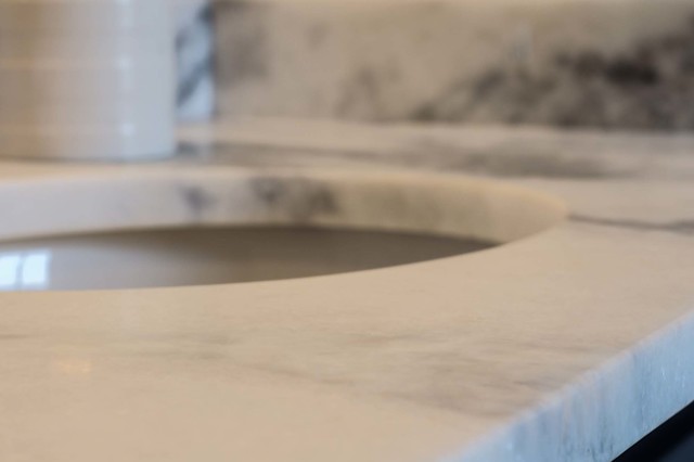 Shadow Storm Quartzite Bathroom Countertops - Traditional - Bathroom ...
