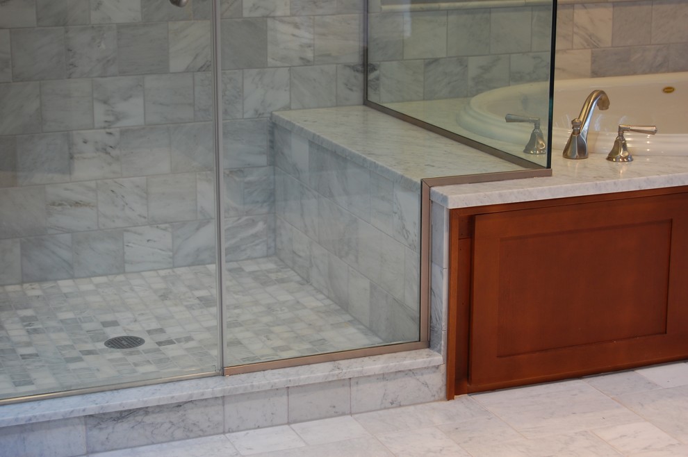 Shower bench detail - Classique - Salle de Bain - Portland - par ...