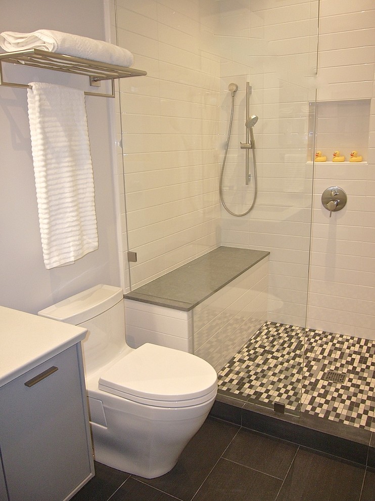 Shower Bench - Contemporary - Bathroom - San Francisco - by InterDesign ...