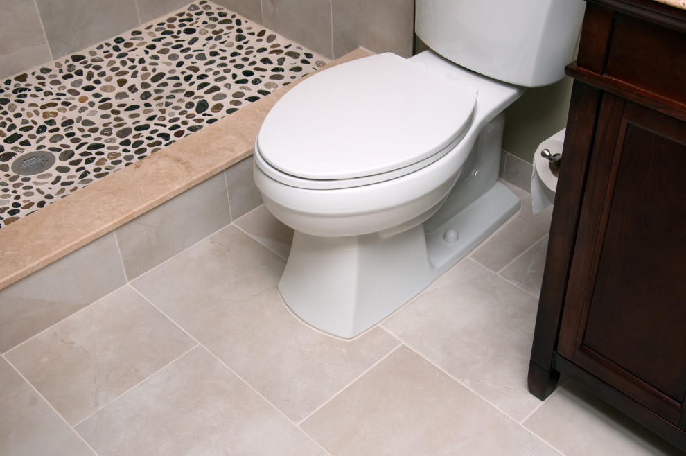 Shower Curb / Shower Threshold - Contemporary - Bathroom - DC Metro ...