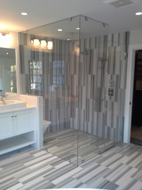 Shower doors - Contemporary - Bathroom - Boston - by Jam Shower Doors ...