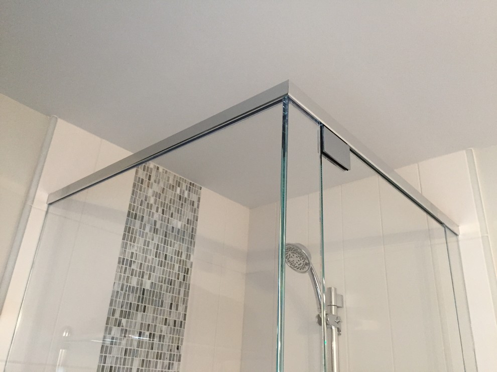 Shower Enclosure Header with Pivot close up - Bathroom - New York - by ...