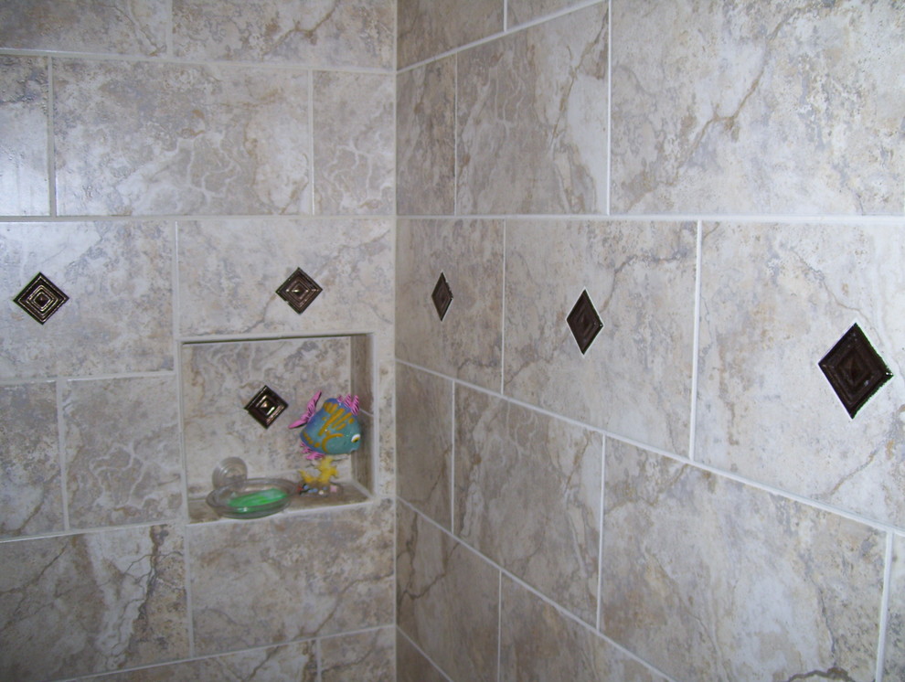 shower shampoo box inserts - Traditional - Bathroom - Kansas City - by ...