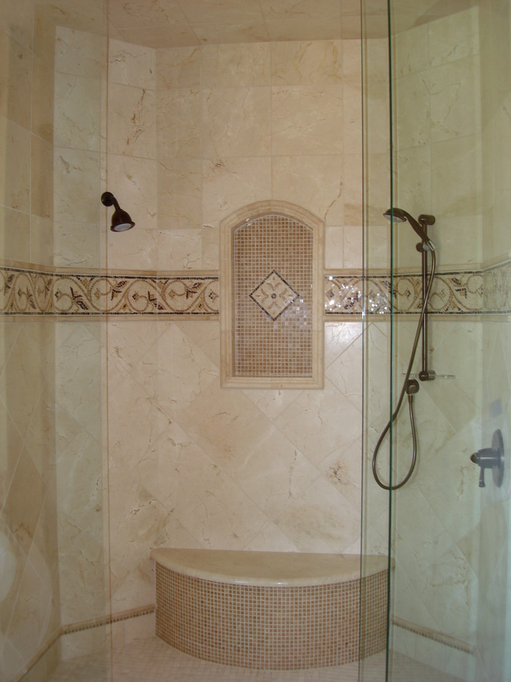 Shower tile detail - Traditional - Bathroom - Denver - by Aneka ...