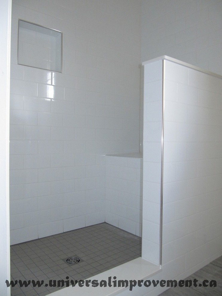 Simple white shower - Traditional - Bathroom - Toronto - by Universal ...