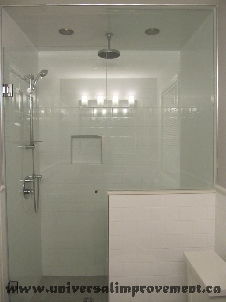 Simple white shower - Traditional - Bathroom - Toronto - by Universal ...