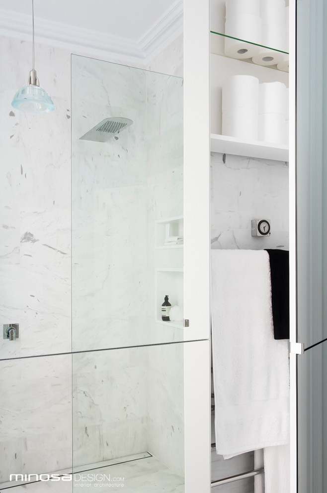 Slick, Clean & Minimalist Bathroom - Modern - Bathroom - Sydney - by ...