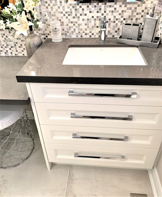 SMALL BATHROOM RENO - Contemporary - Bathroom - Toronto - by Sense Of ...