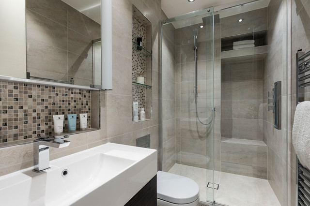Small Luxury Bathroom in West London - Contemporary - Bathroom - London ...