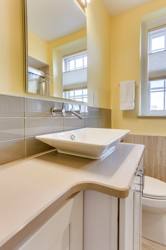 Small Transitional Bathroom Design Washington, DC - Classique Chic ...