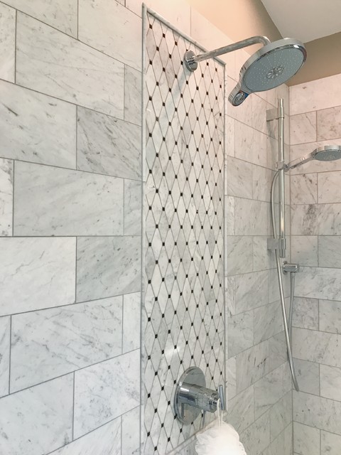 Smyrna Atlanta Spa-inspired Master bathroom - Transitional - Bathroom ...