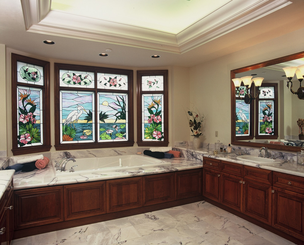 Snell Isle Mediterranean-Master Bath - Traditional - Bathroom - Tampa ...
