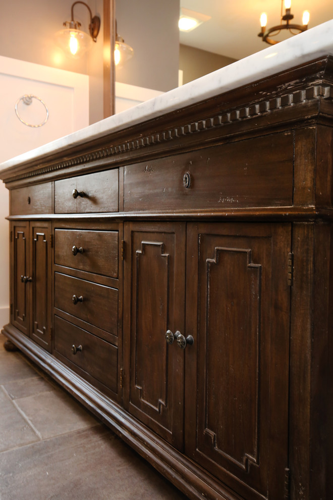 Sophisticated Bath Transformation - Regional Coty Winner - Traditional - Bathroom - Grand Rapids ...