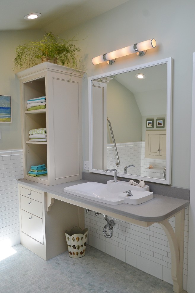 Spa ADA bathroom - Transitional - Bathroom - Bridgeport - by Leslie ...