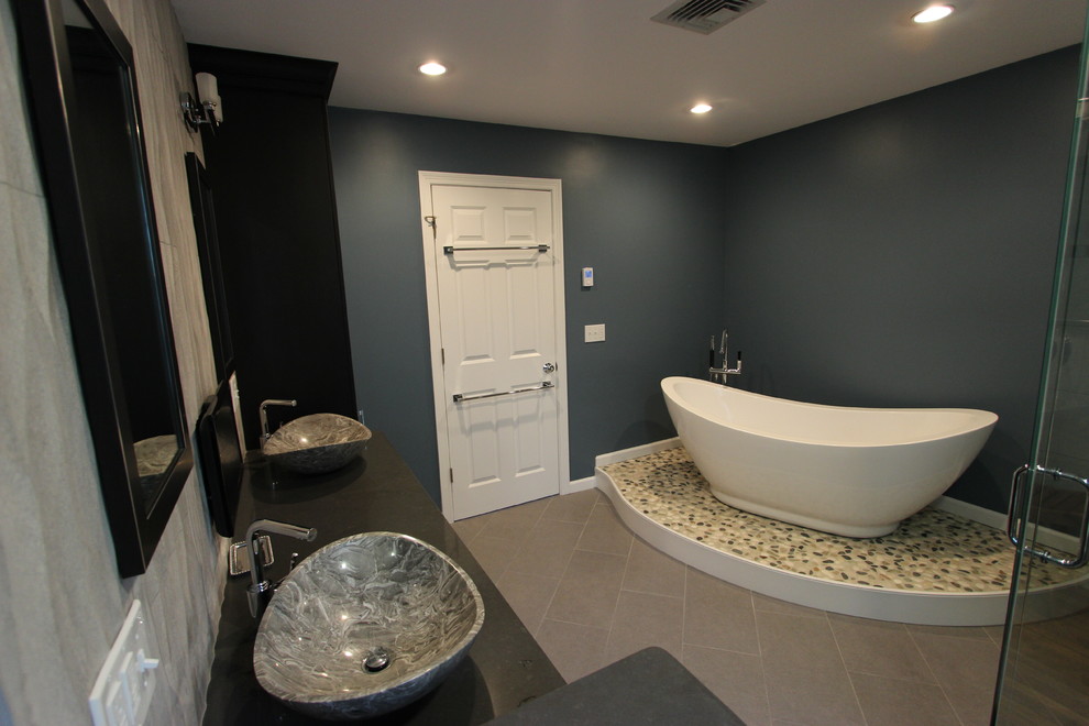 Spa Inspired Master Bath - Contemporary - Bathroom - Boston - by ...