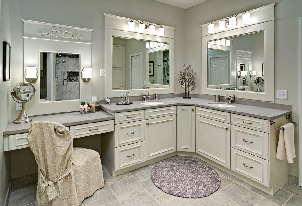 Spacious Bathroom in Soft Color Tones - Bathroom - Minneapolis - by ...