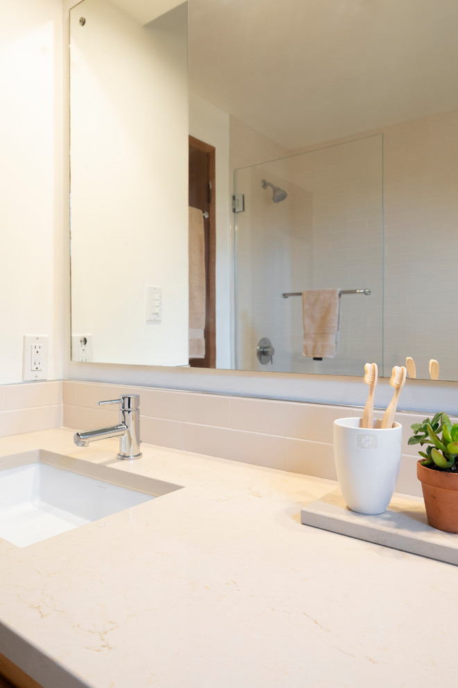 Split-Level Main Floor Remodel in West Seattle - Modern - Bathroom ...