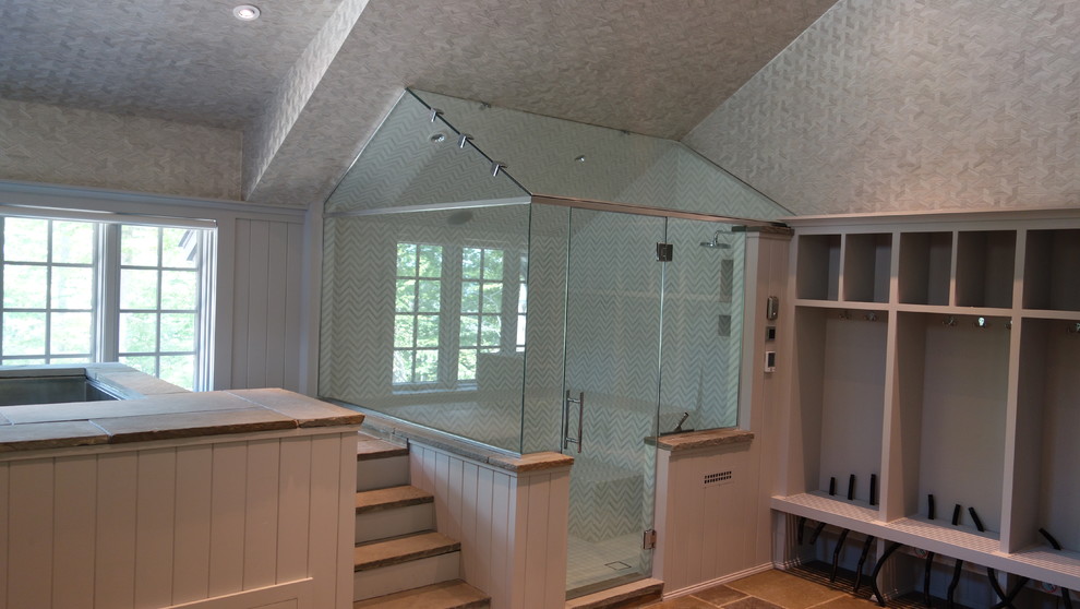 Steam / Locker Room in Winter Home - Contemporary - Bathroom - New York ...