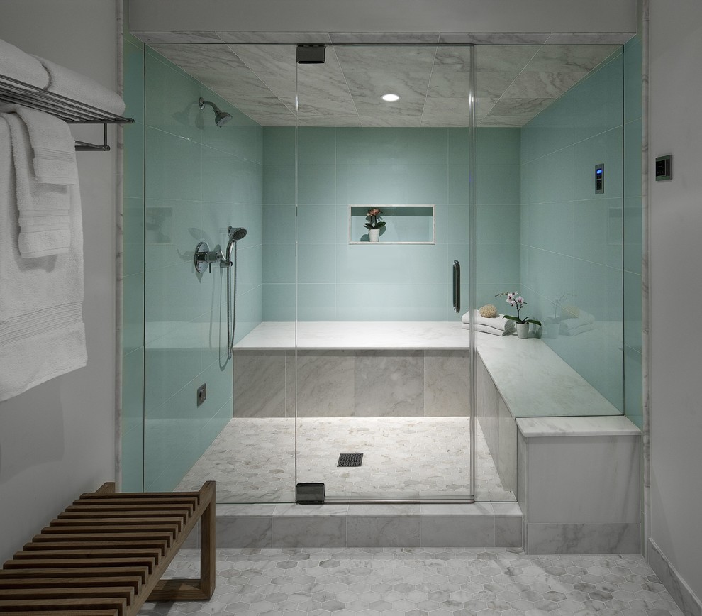 Steam Shower & Changing Room - Classique - Salle de Bain - Santa ...