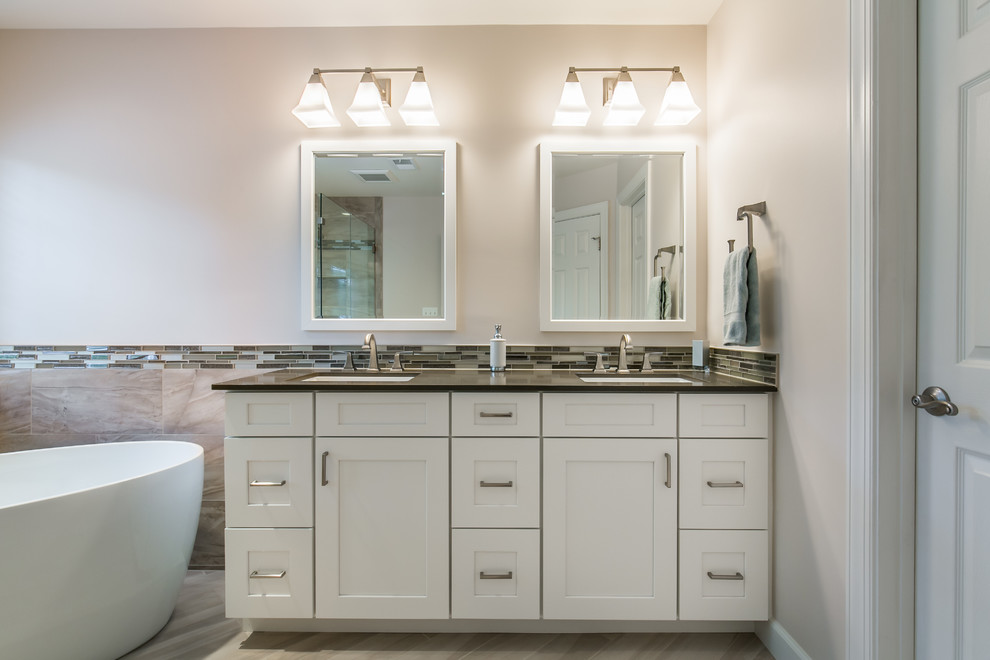 Sterling Master Bath with Free Standing Tub & Custom Tile Work ...