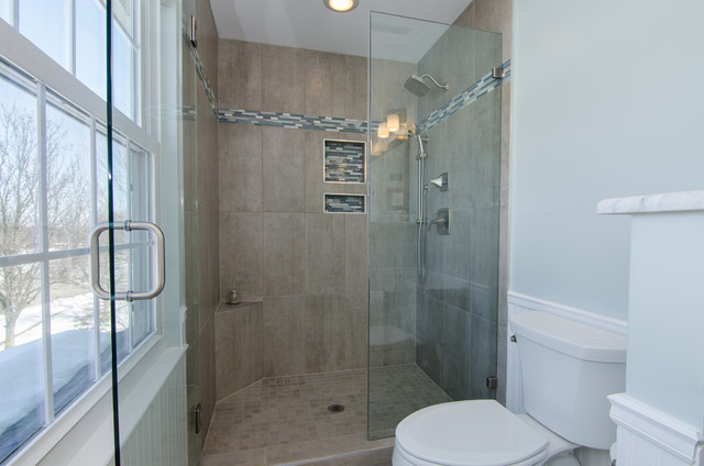 Stunning Three-Quarter Master Bathroom in Ashburn, VA - Salle de Bain ...
