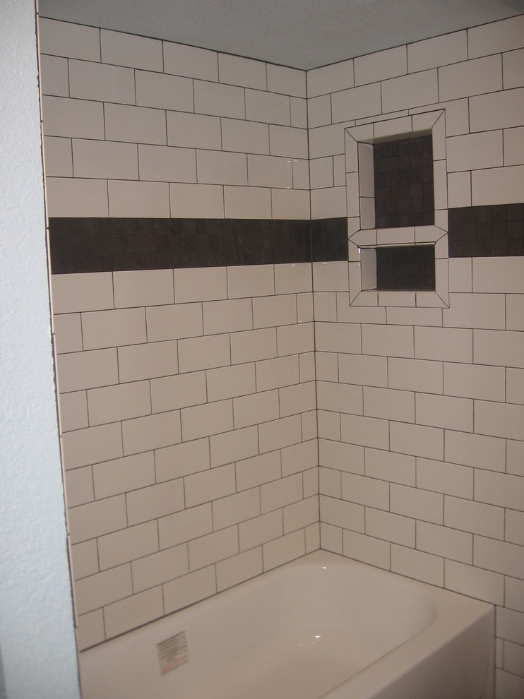 Subway Tile Bathtub Surround - Traditional - Bathroom - Denver - by ...