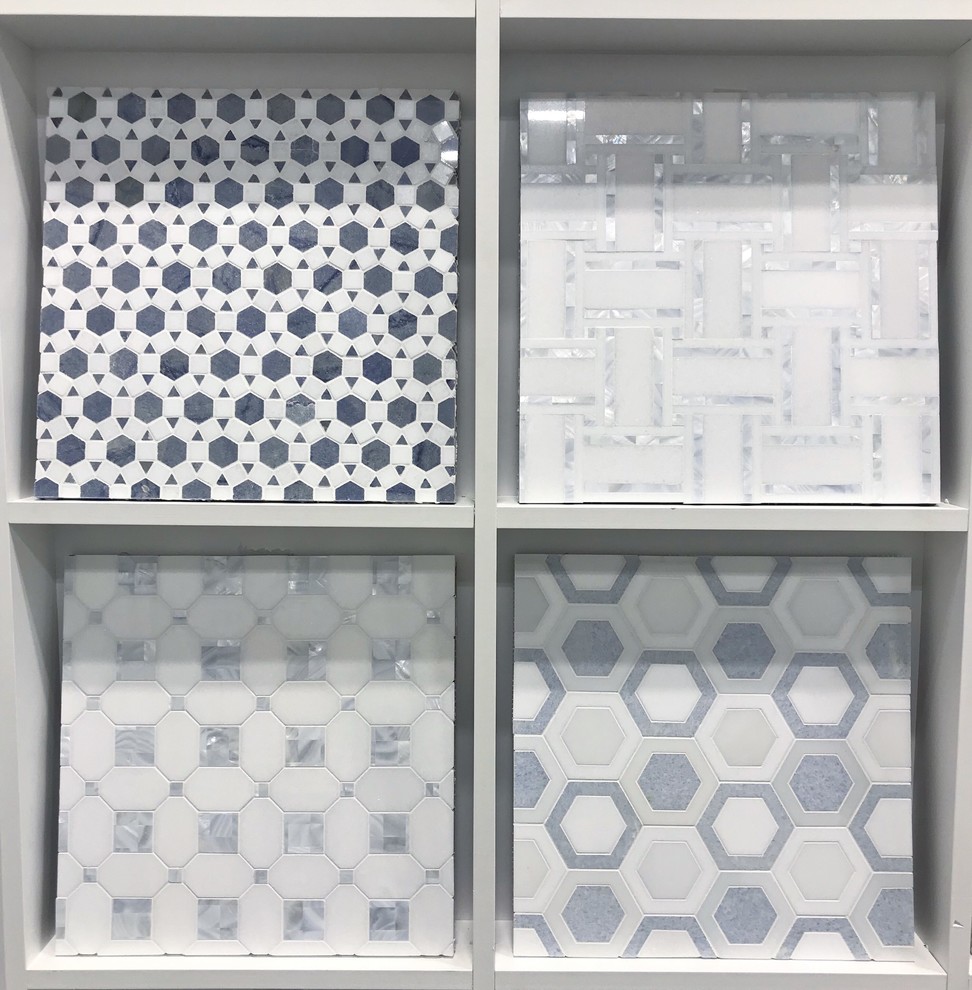 Sunflower - Transitional - Bathroom - New York - by Stonebridge Mosaics ...