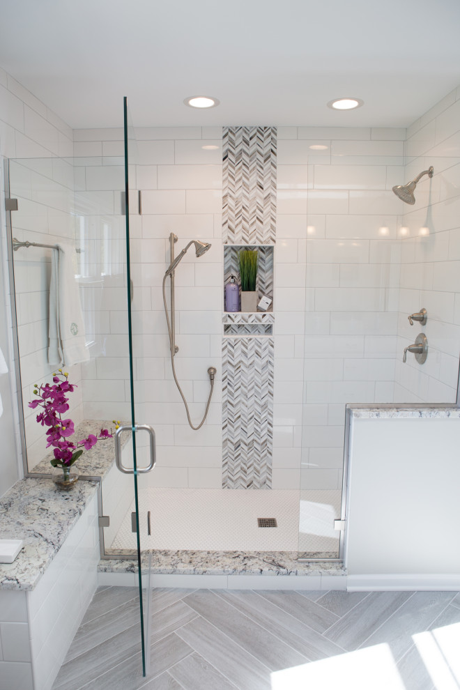 Super Shower Master Bath - Transitional - Bathroom - Chicago - by ...