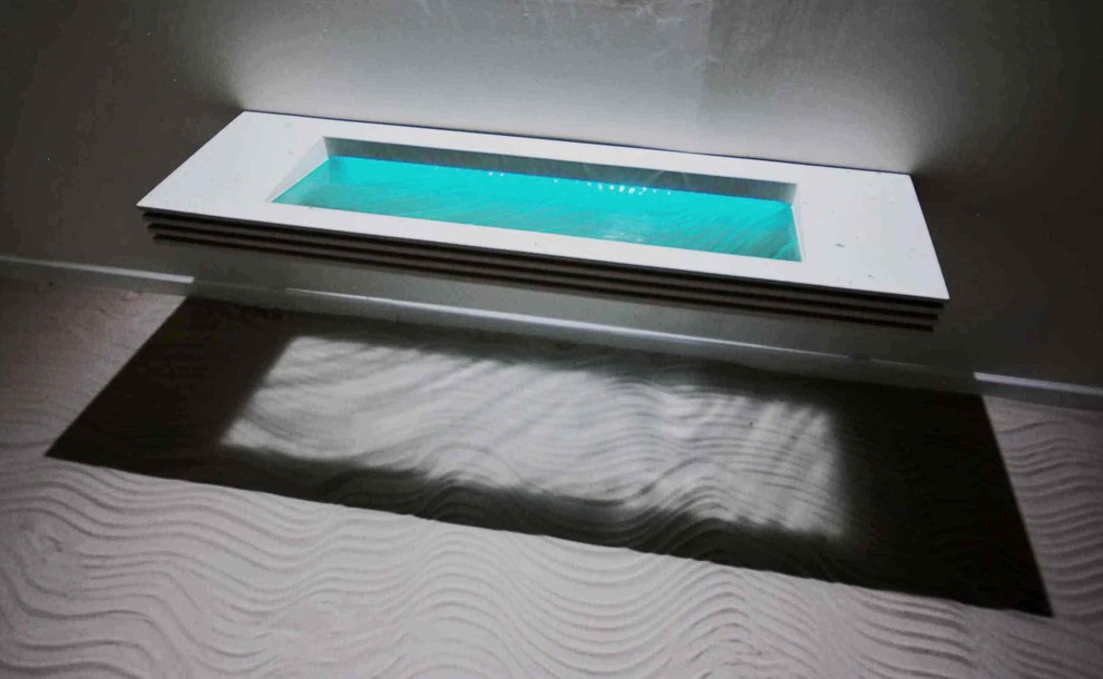 Surf Sink Floating Glass and Concrete Sink - Contemporary - Bathroom ...