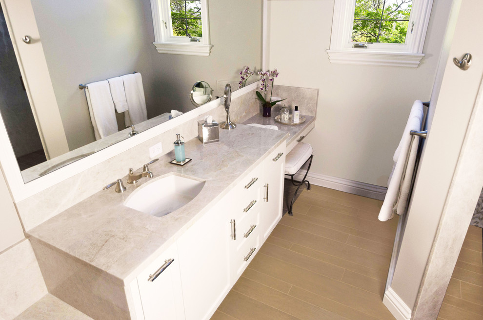 Taj Mahal Master Bath - Transitional - Bathroom - San Francisco - by ...