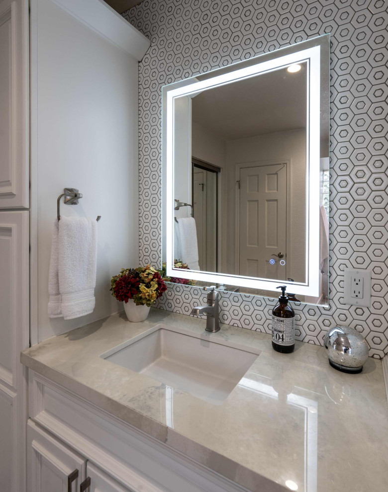 Taylor Master Bathroom & Fireplaces - Transitional - Bathroom - Phoenix ...