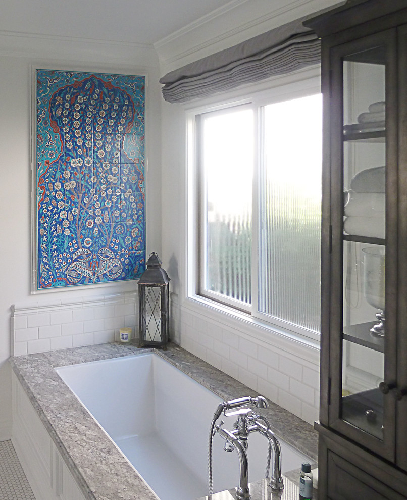 The 28-tile art project - Traditional - Bathroom - Los Angeles - by ...