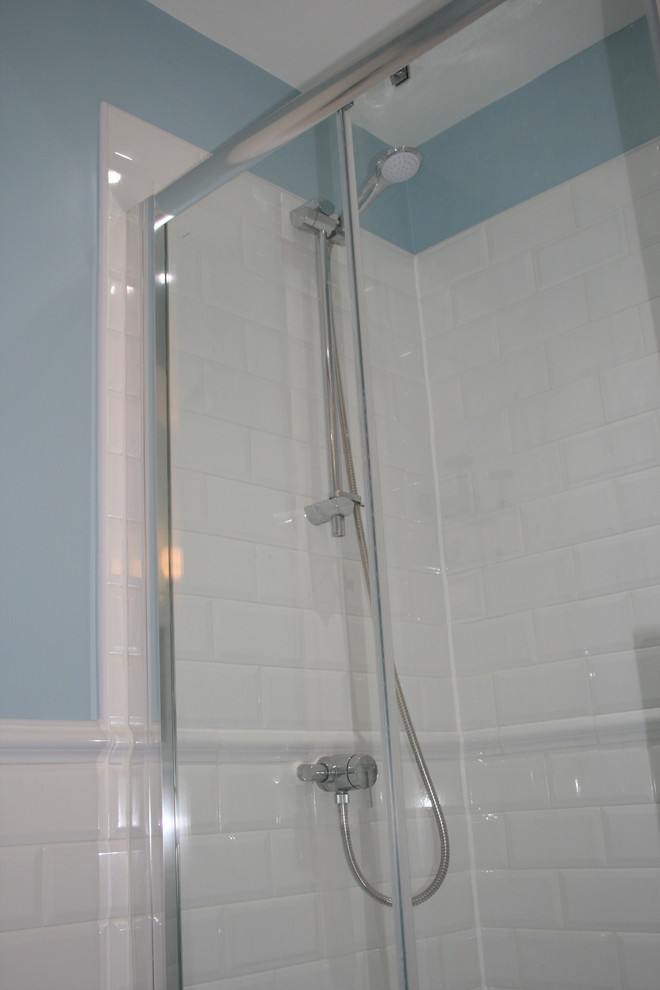 The cool blue ensuite - Modern - Bathroom - Manchester - by Amelia ...
