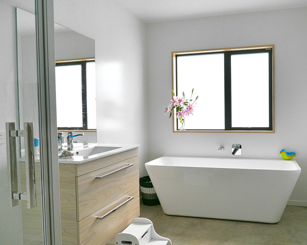The Modular House - Contemporary - Bathroom - Wellington - by DLAS ...