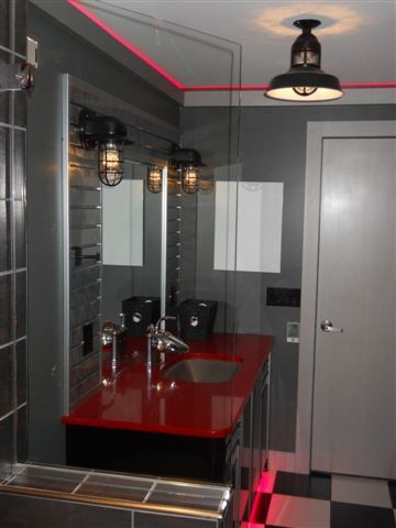 The Ultimate Car Guy's Bathroom - Eclectic - Bathroom - Cleveland - by ...