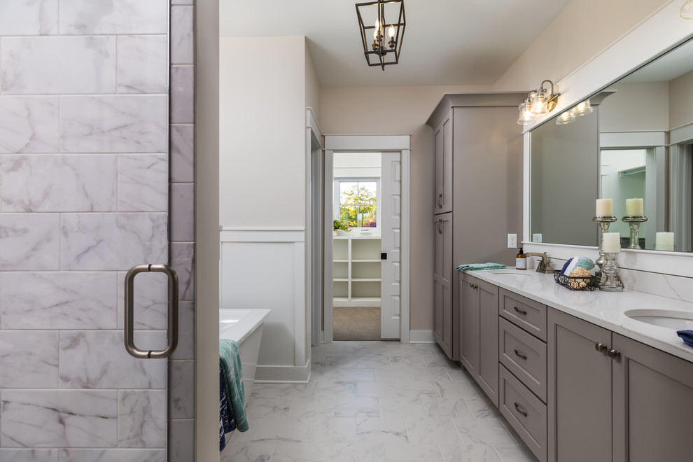 The Willowcrest - 2018 Fall Parade Home - Master Bathroom - Coastal - Bathroom - Grand Rapids ...