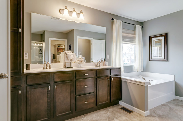 The Windsor Model Home at Hawkins Ridge - Transitional - Bathroom - St ...