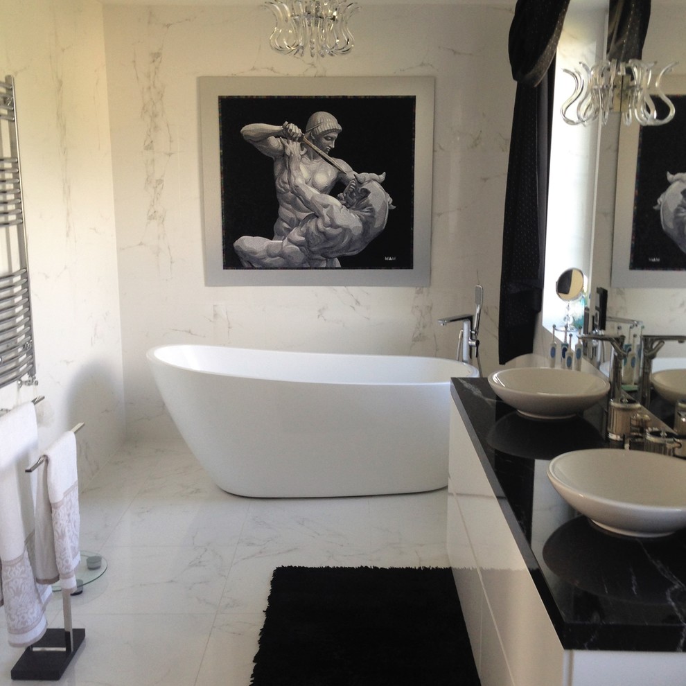 Theseus and Minotaur - mythological bathroom. - Eclectic - Bathroom ...