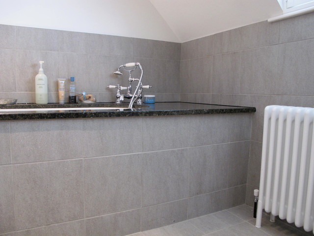 tiled side of bath - Traditional - Bathroom - Hampshire - by Walk ...
