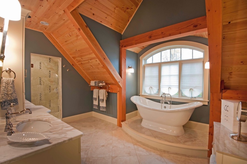 Timber Frame - Craftsman - Bathroom - Boston - by User | Houzz